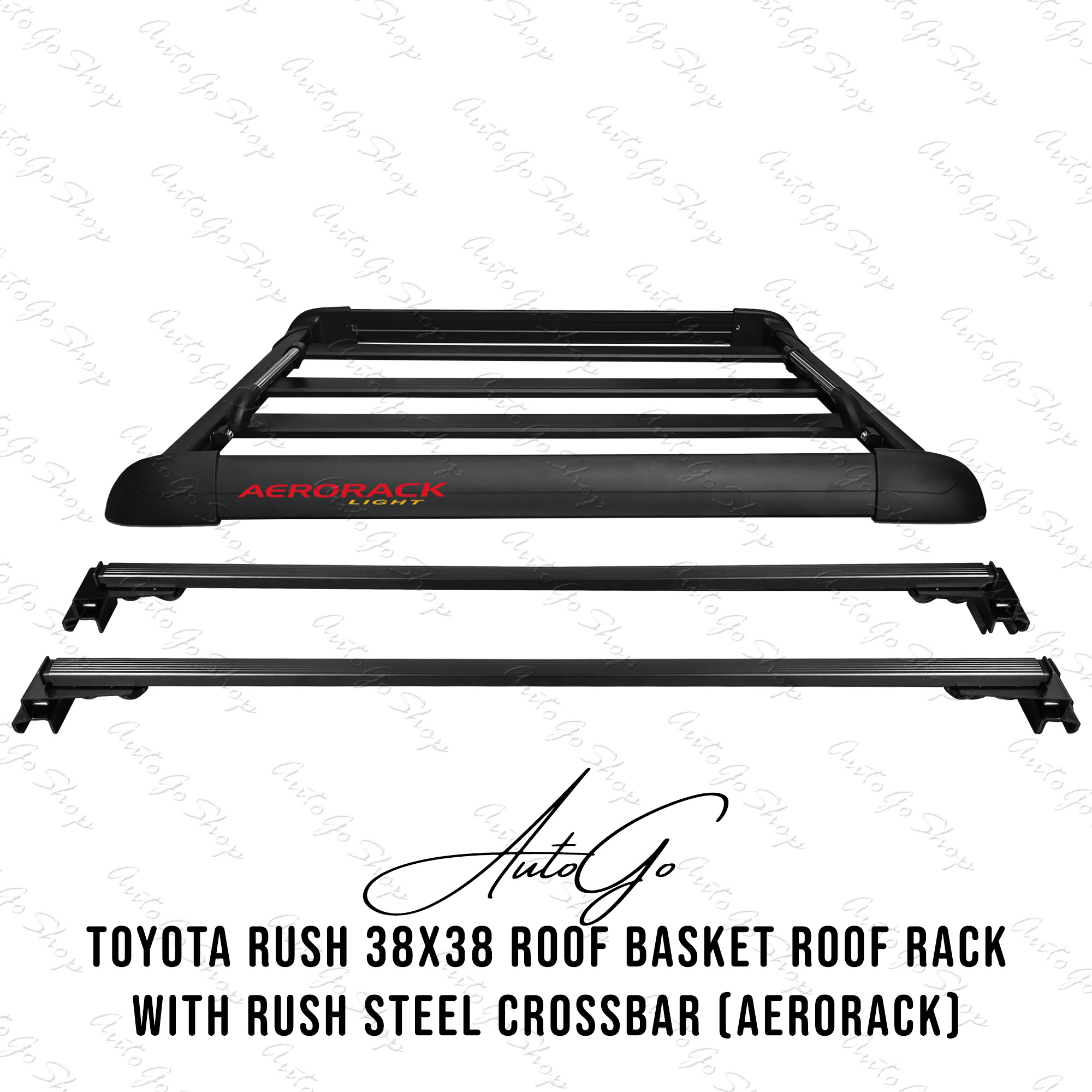 Toyota Rush 2018-2022 38x38 Roof Basket Roof Rack with Rush Steel ...