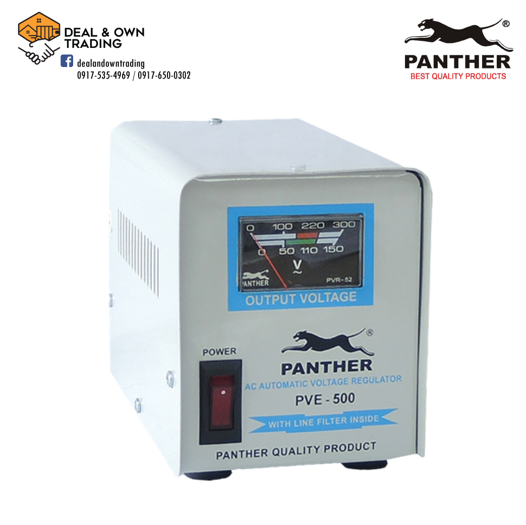 Panther PVE-1000 1000W Relay Type AVR, Output 220V AC | Lazada PH