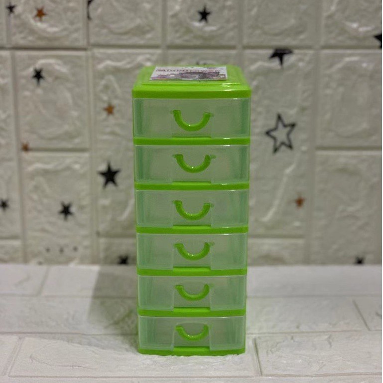 Fashion Green Life COD 6 Layer Mini Drawer Locker Medicine Drawer ...