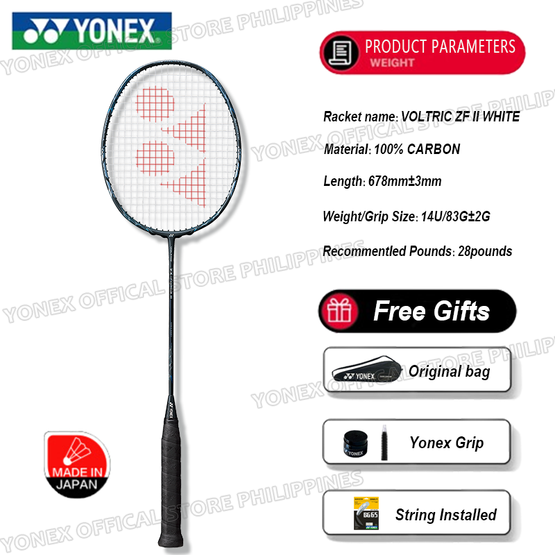 YONEX ARCSABER 11PRO VT-ZF 4U Full Carbon Single Badminton Racket 26-30Lbs Suitable for ...