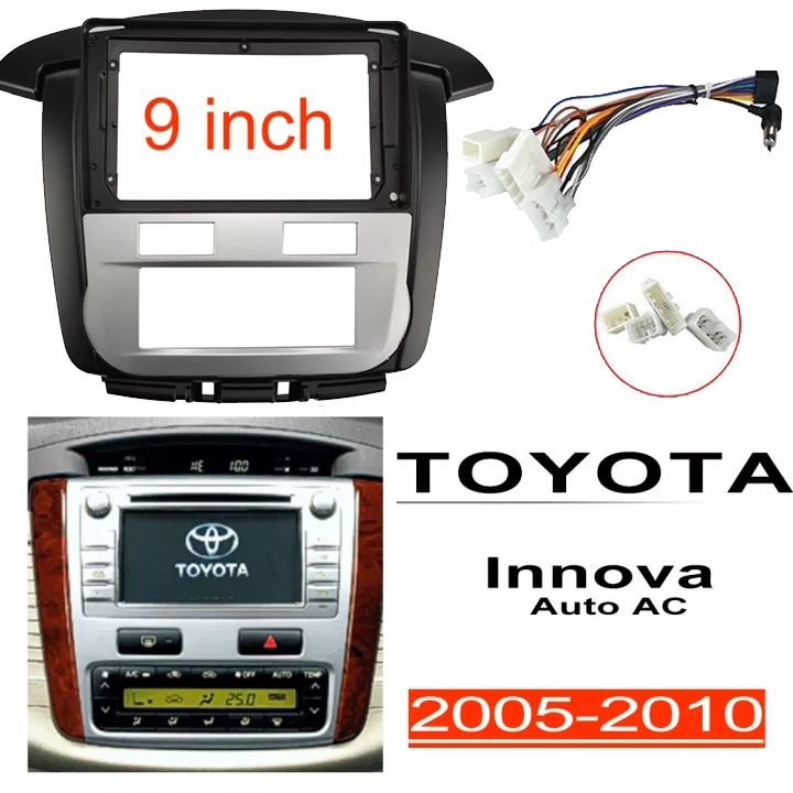 Car Stereo 2din Panel Facia for TOYOTA Innova 2006-2020 9 inch Android ...
