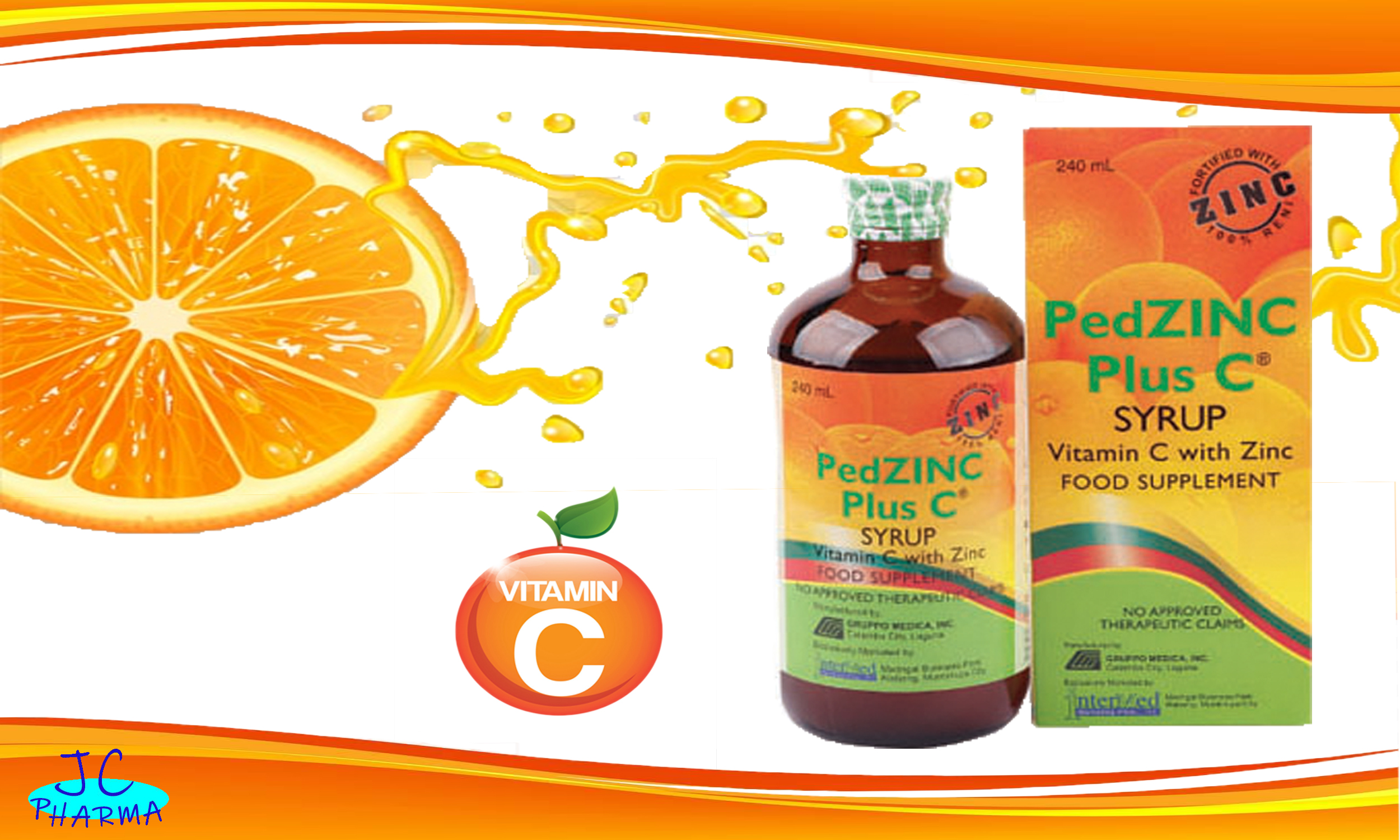 Authentic PedZINC Plus C SYRUP FOOD SUPPLEMENT (240ml) | Lazada PH