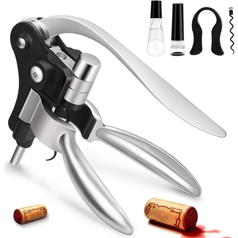 Rabbit Wine Opener,Manual Opener Bottle Corkscrew Screwpull Levers Set ...