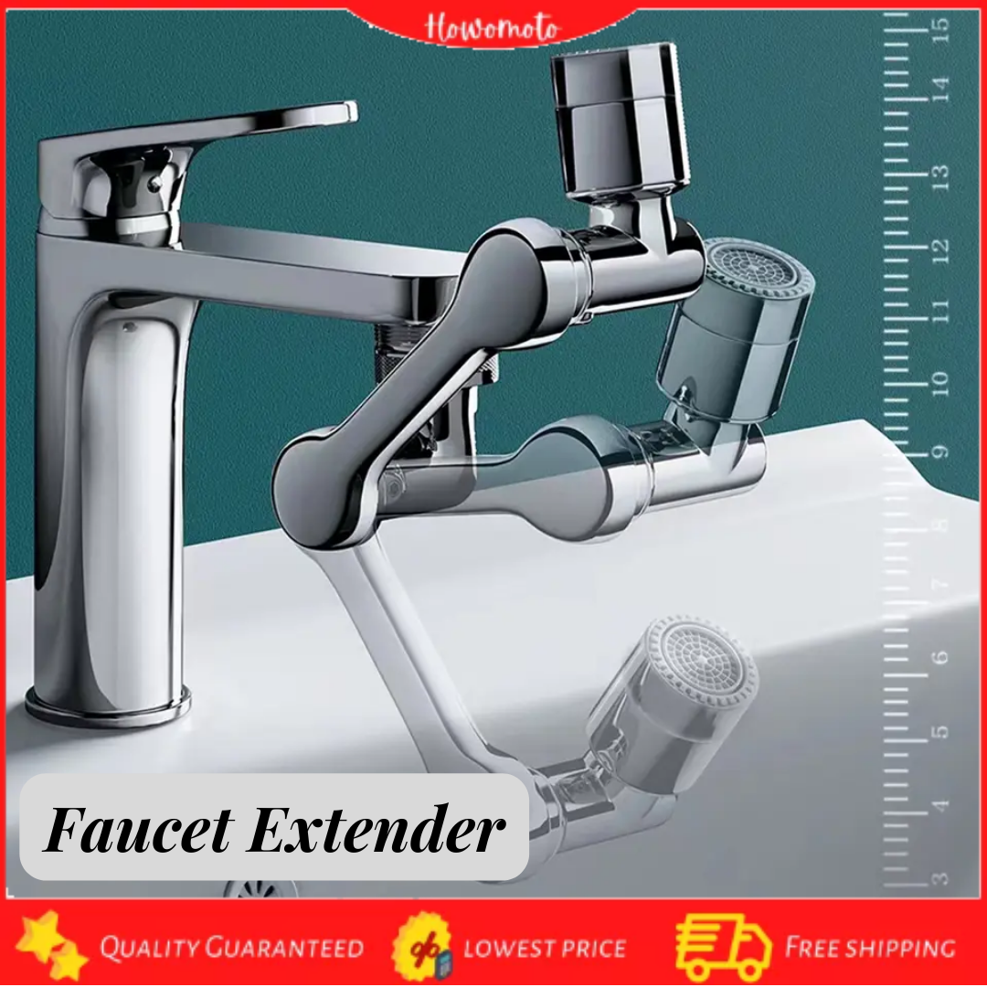 Flexible swivel extension aerator faucet extender 1080 degree swivel ...