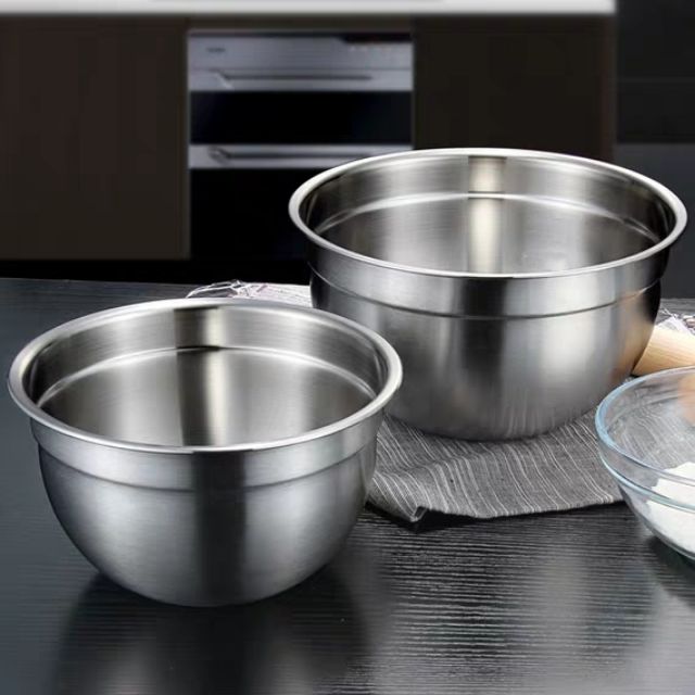 Stainless Steel Thicker Mixing Bowl Salad Bowls Kitchen Cooking tools ...