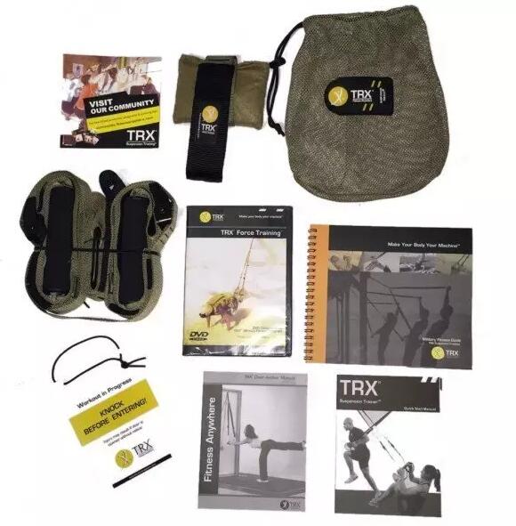 T1 Fitness Exercise Equipment Suspension Hang Resistance Bands Trainer ...