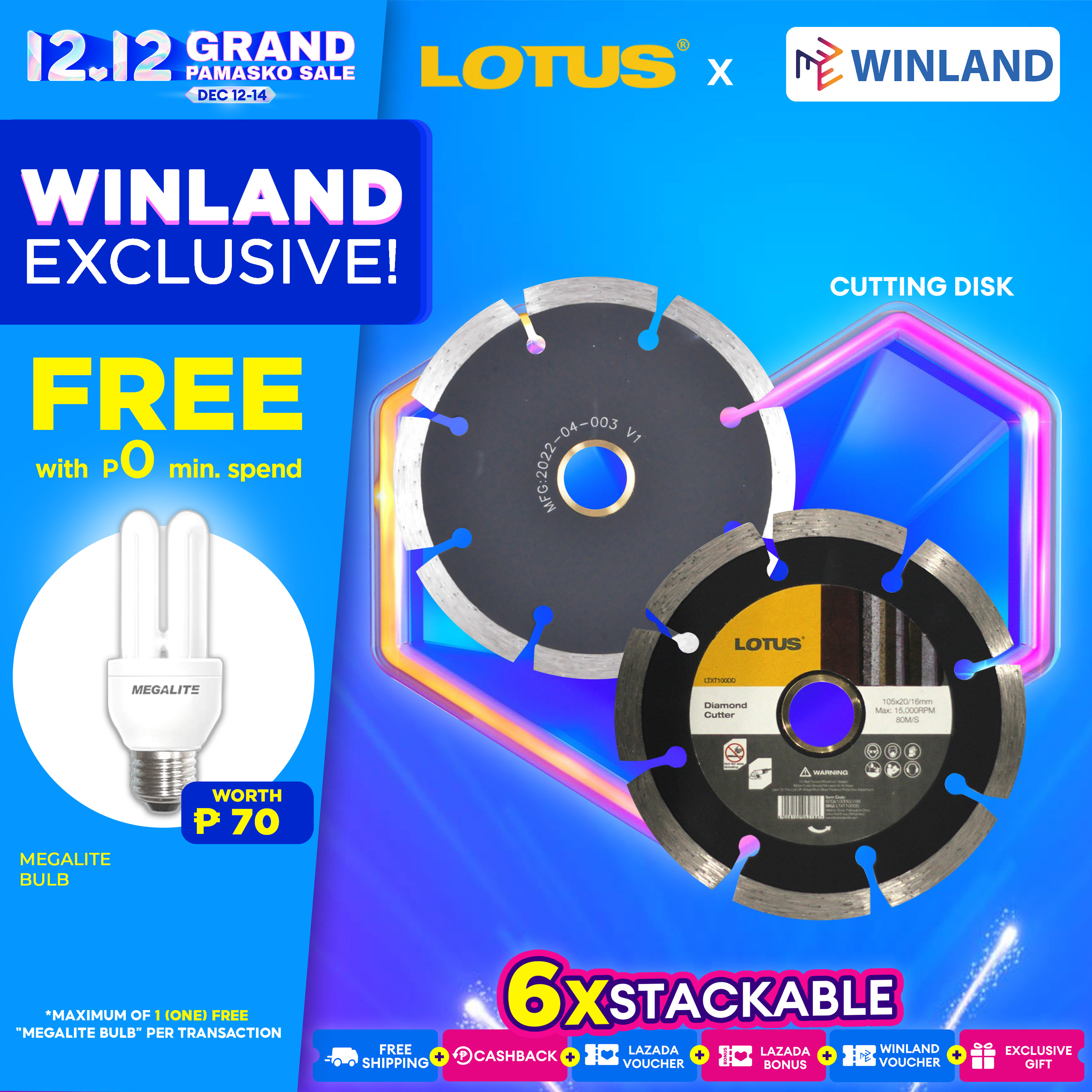 LOTUS Original 4" Dry Diamond Cutting Disc / Cutting Tools LTXT100DD ...