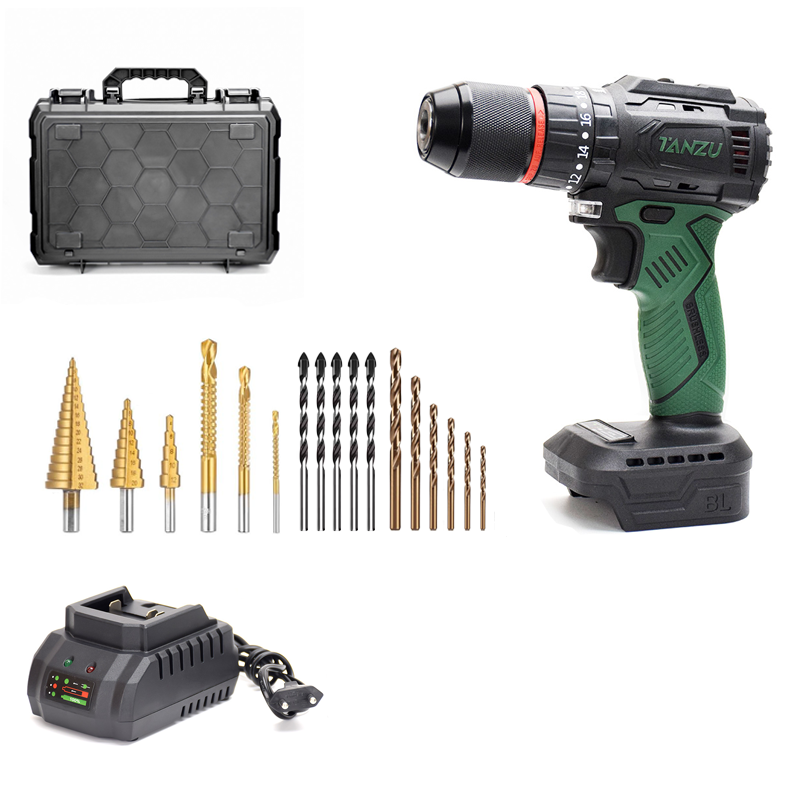 Tanzu TZ-Z-90 13mm Chuck Brushless Cordless Drill Impact Drill Screw ...