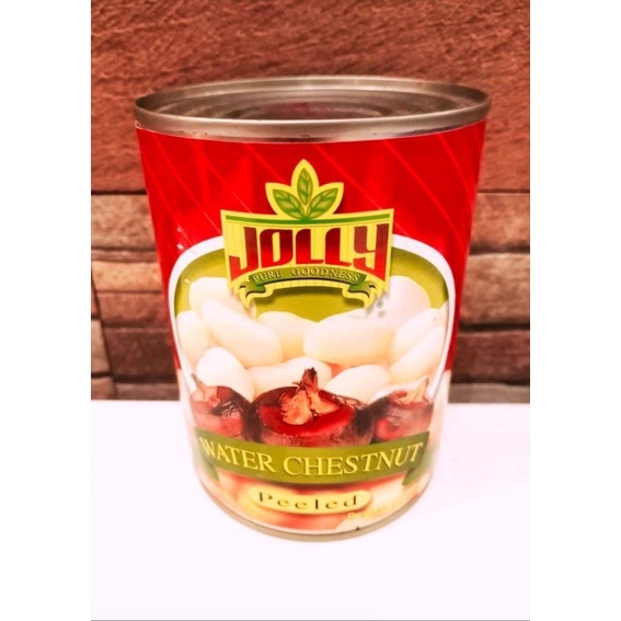 Jolly Water Chestnut Peeled 560g when drained 304g | Lazada PH