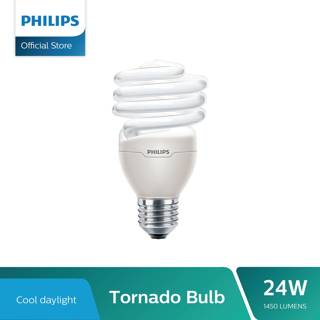 Philips Tornado Bulb 24W - Cool Daylight | Lazada PH