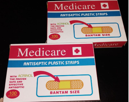 100pcs/ 1box Mediplast Antiseptic Medical Plaster Strips adhesive ...