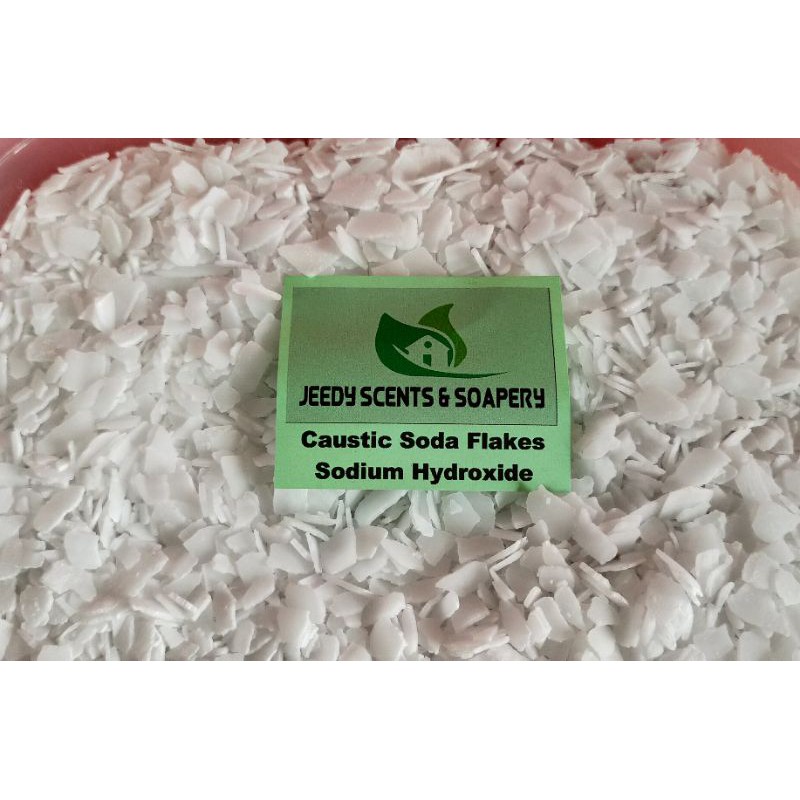 Caustic Soda Flakes NaOH Sodium Hydroxide / Lye 1 kilo Raw material ...