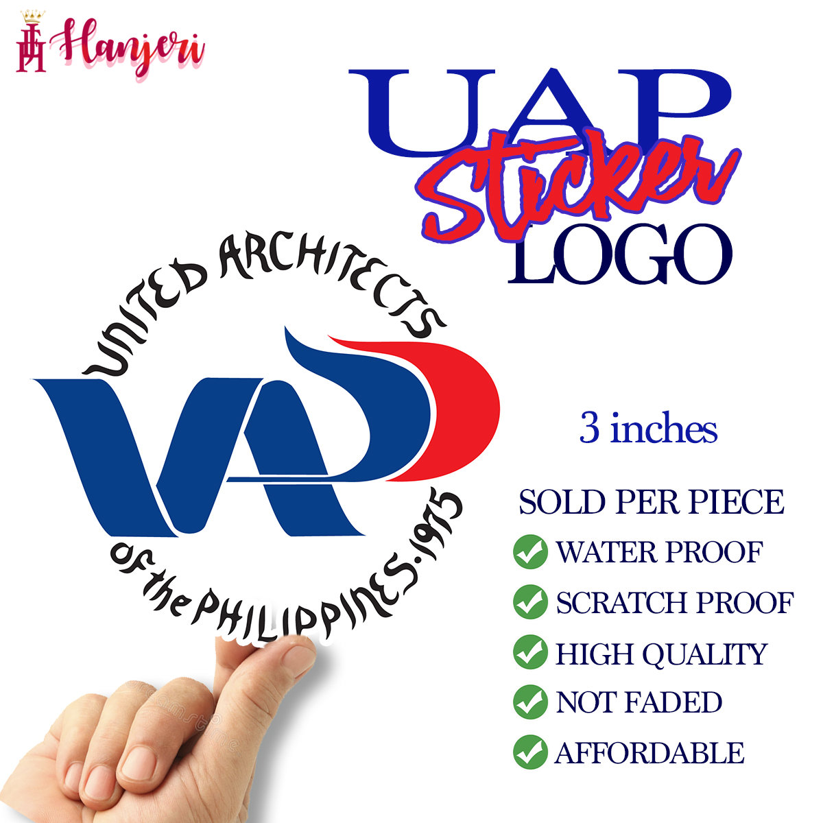 Vinyl Stickers UAP - United Architects of the Philippines Logo ...