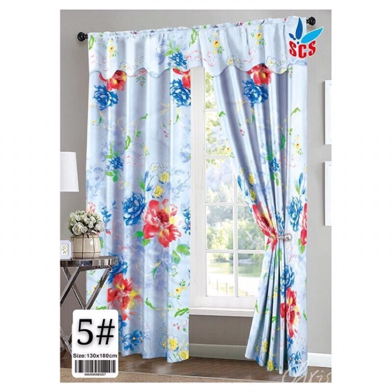 [Gate87] SCS NEW 3D curtain cotton tela no ring Curtain Curtains for ...