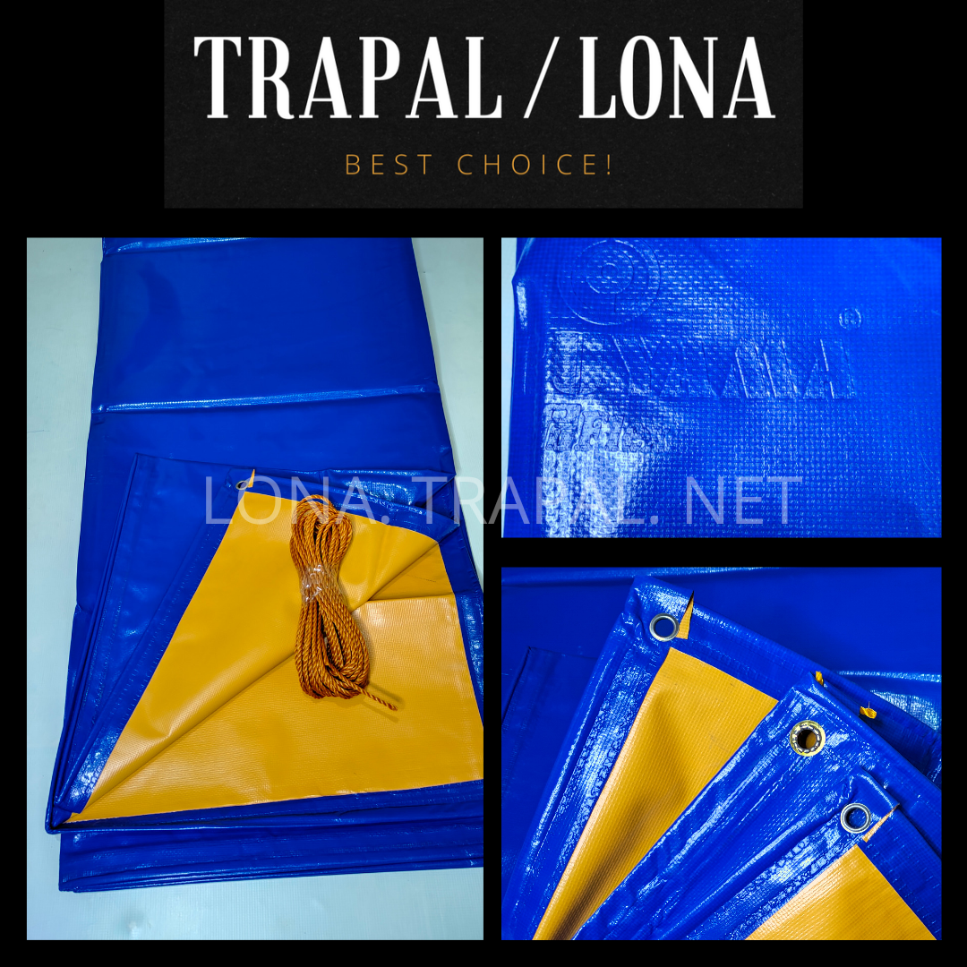 6ft x 9ft (9FT HOLE FOR WOOD/PIPE) ROLL UP ROLL DOWN TRAPAL COMPLETE ...