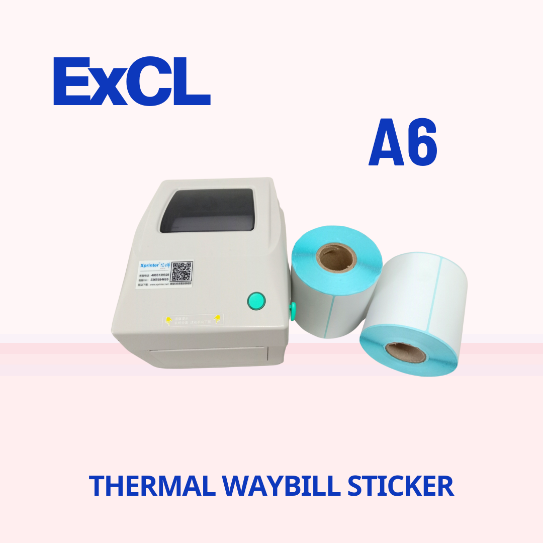 ExCL - Thermal Waybill Sticker (A6) | Lazada PH
