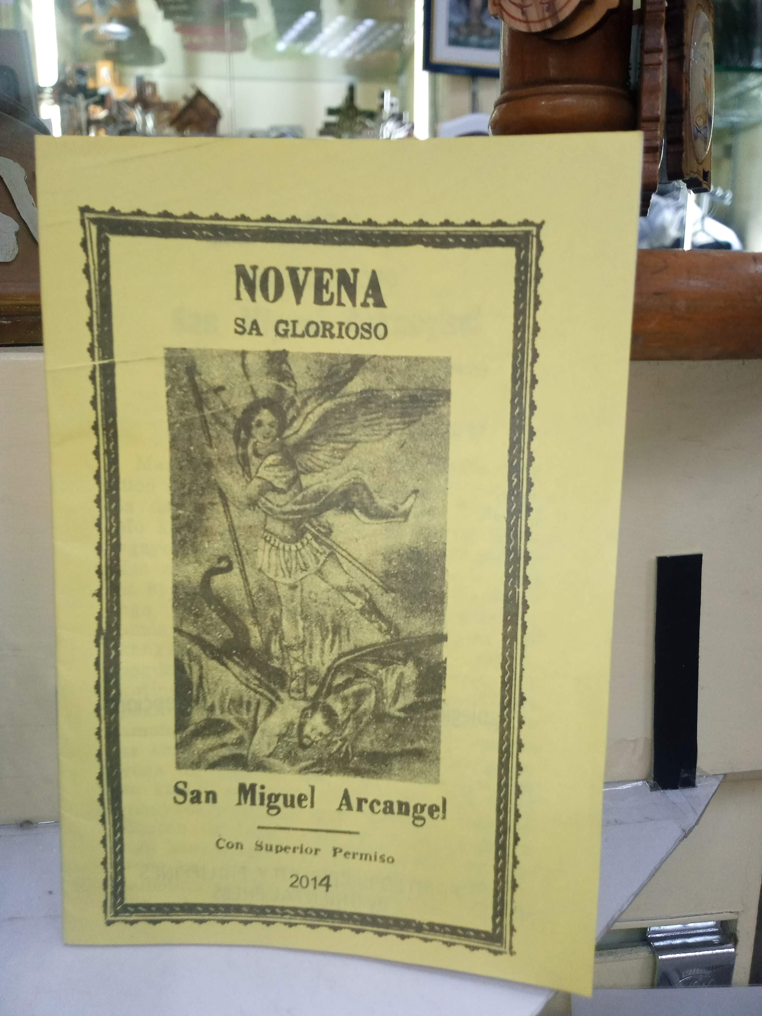 Novena booklet ni San Miguel Arcangel Sr. San Miguel Arkanghel ...
