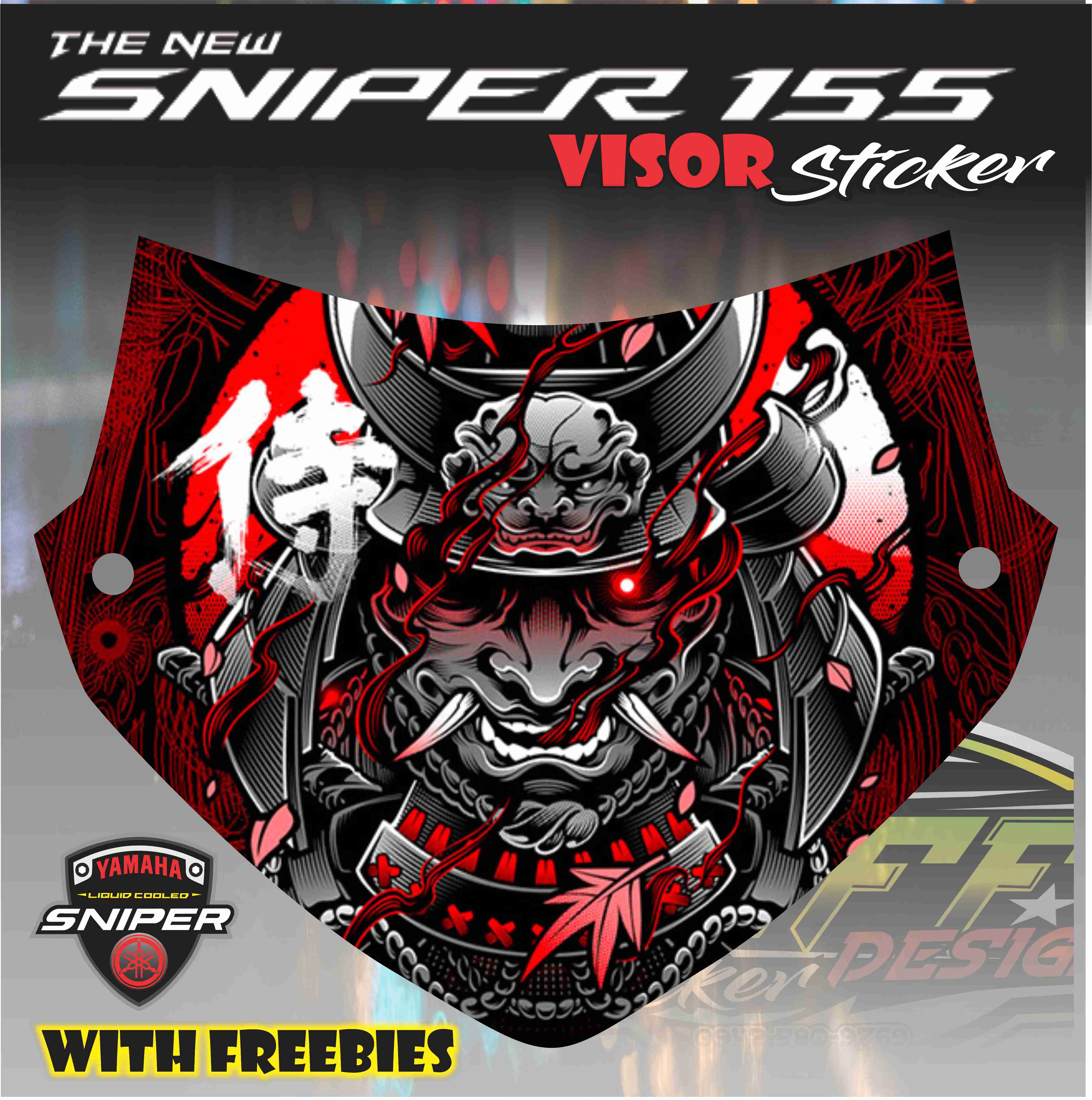 YAMAHA SNIPER 155 STICKER VISOR | Lazada PH