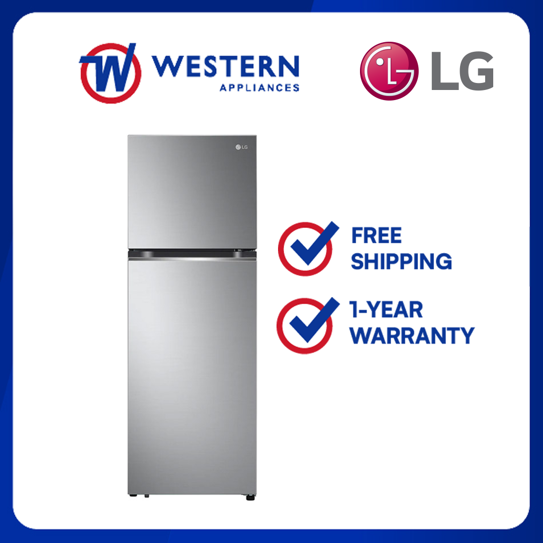 LG RVTB101PZ 10.1cuft No Frost, Smart Inverter, Two Door Refrigerator ...
