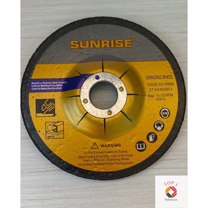 Sunrise Grinding Disc 4” (25PCS/BOX) | Lazada PH