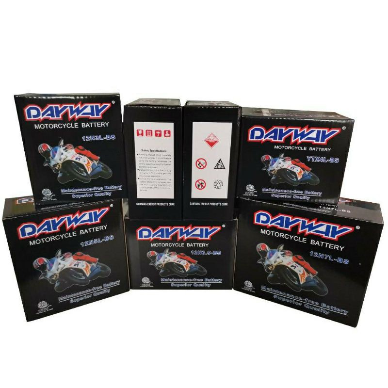sell like hot cakes Motorcycle Motor Dayway Battery 4L 5L 3L 7L 6.5 ...
