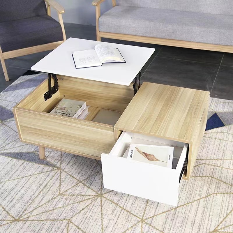 HOMEE Lifting Table Coffee Table Lobby Center Table Living Room Simple ...