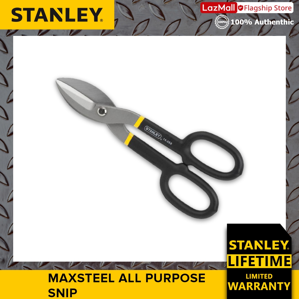 Stanley Snip All Purpose Straight Cut Maxsteel 12" [Lifetime Warranty ...