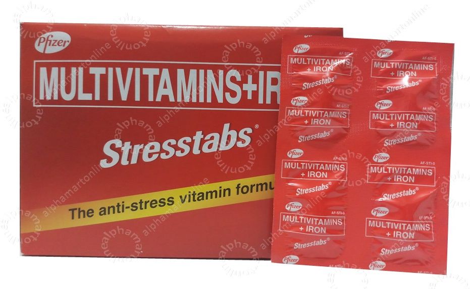 Stresstabs Multivitamins + Iron 4 tablets | Lazada PH