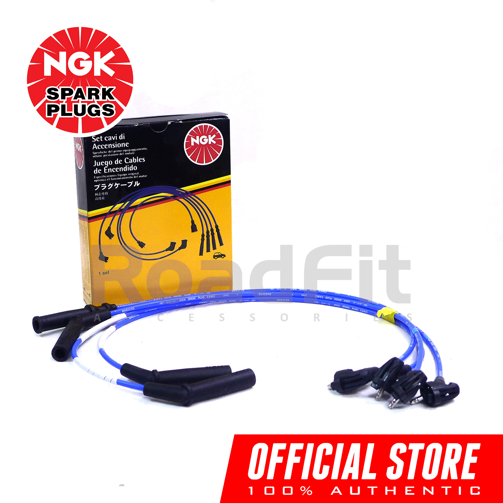 NGK RC-TX80 Spark Plug Resistor Cable Set For Toyota Hiace, Hilux | Lazada PH