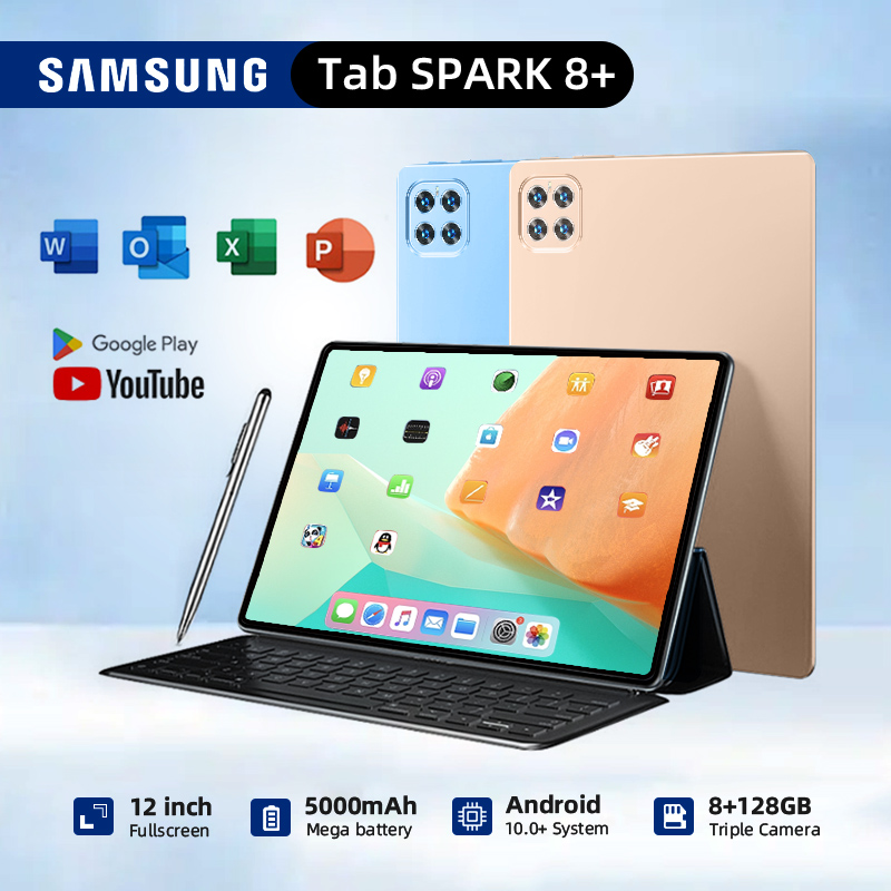 Samsung Tab SPARK 8+ 12 inch 8GB+128GB Gaming Tablet Original Big Sale ...