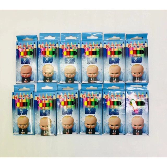 Boss baby Color pencil 12 pcs per pack | Lazada PH