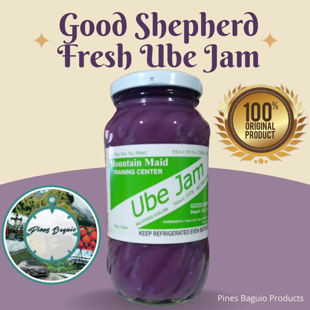 New Batch FRESH BAGUIO GOOD SHEPHERD UBE JAM | Lazada PH