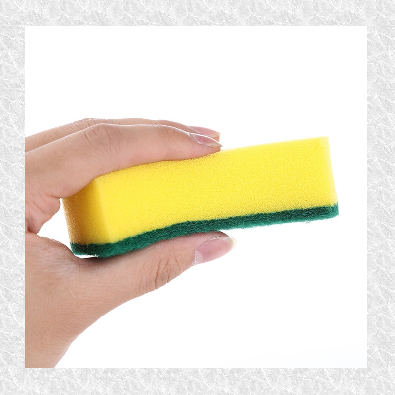 Double-sided Decontamination Cleaning Dishwashing Sponge Kitchen Nano ...