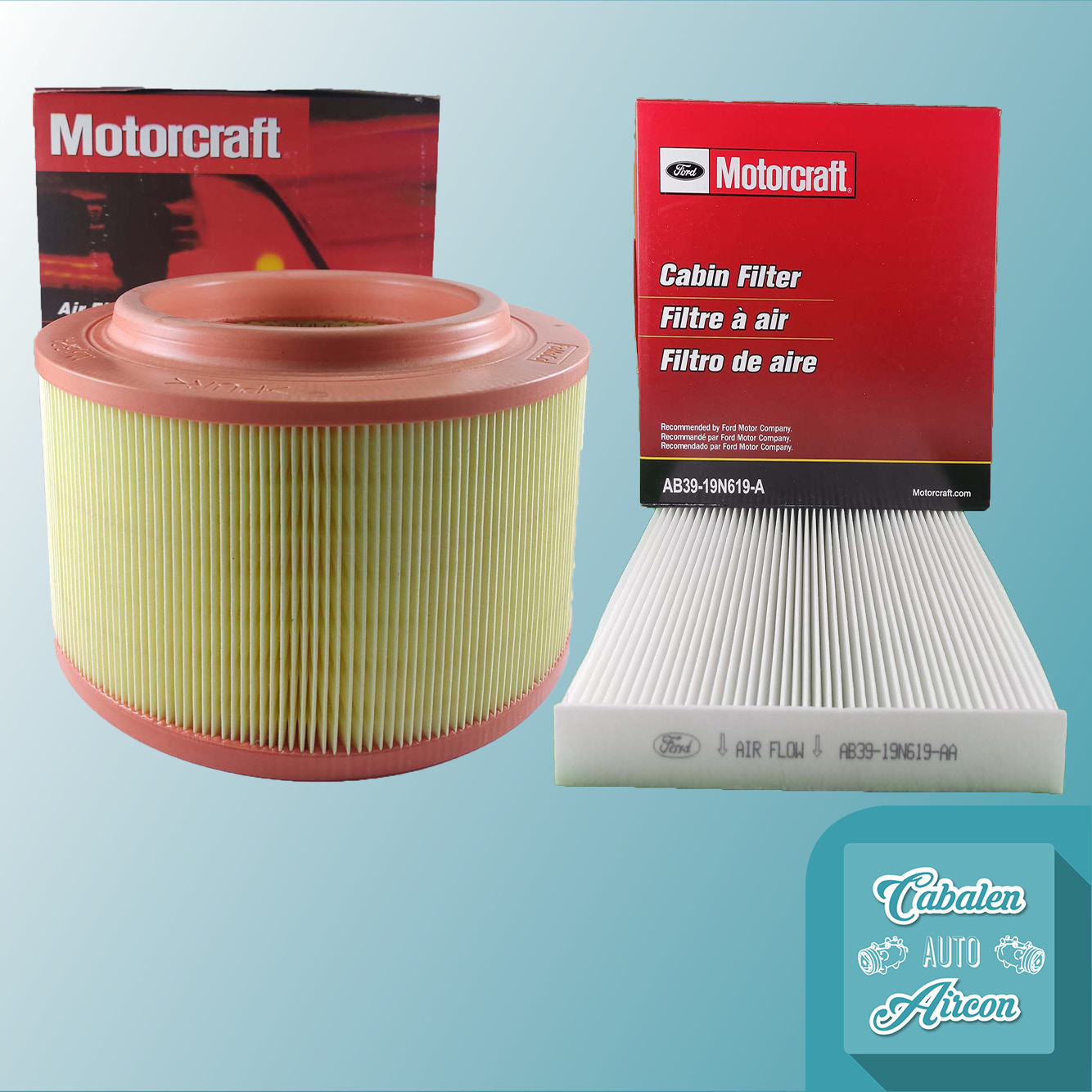 Ford Ranger 2012 up CABIN + AIR FILTER combo | AB399601AB + AB39 ...