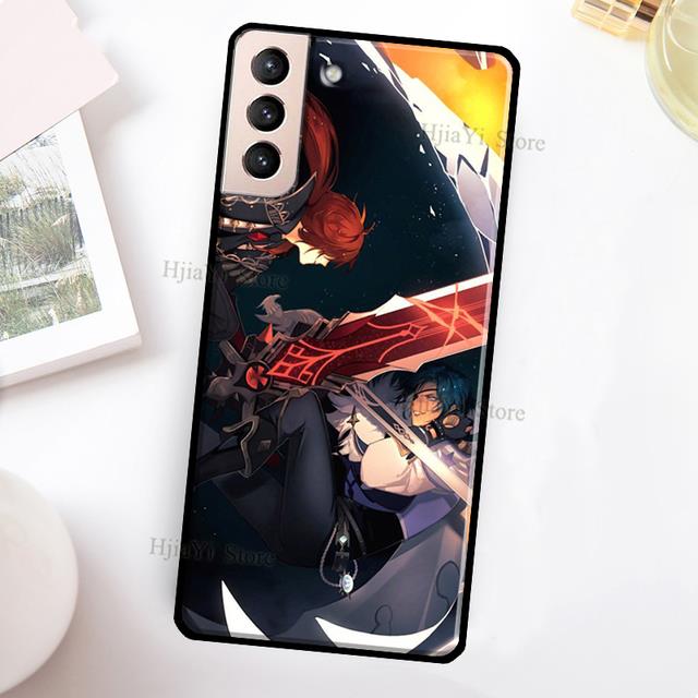 Kaeya and Diluc Genshin Impact Case For Samsung Galaxy S22 Ultra S20 ...
