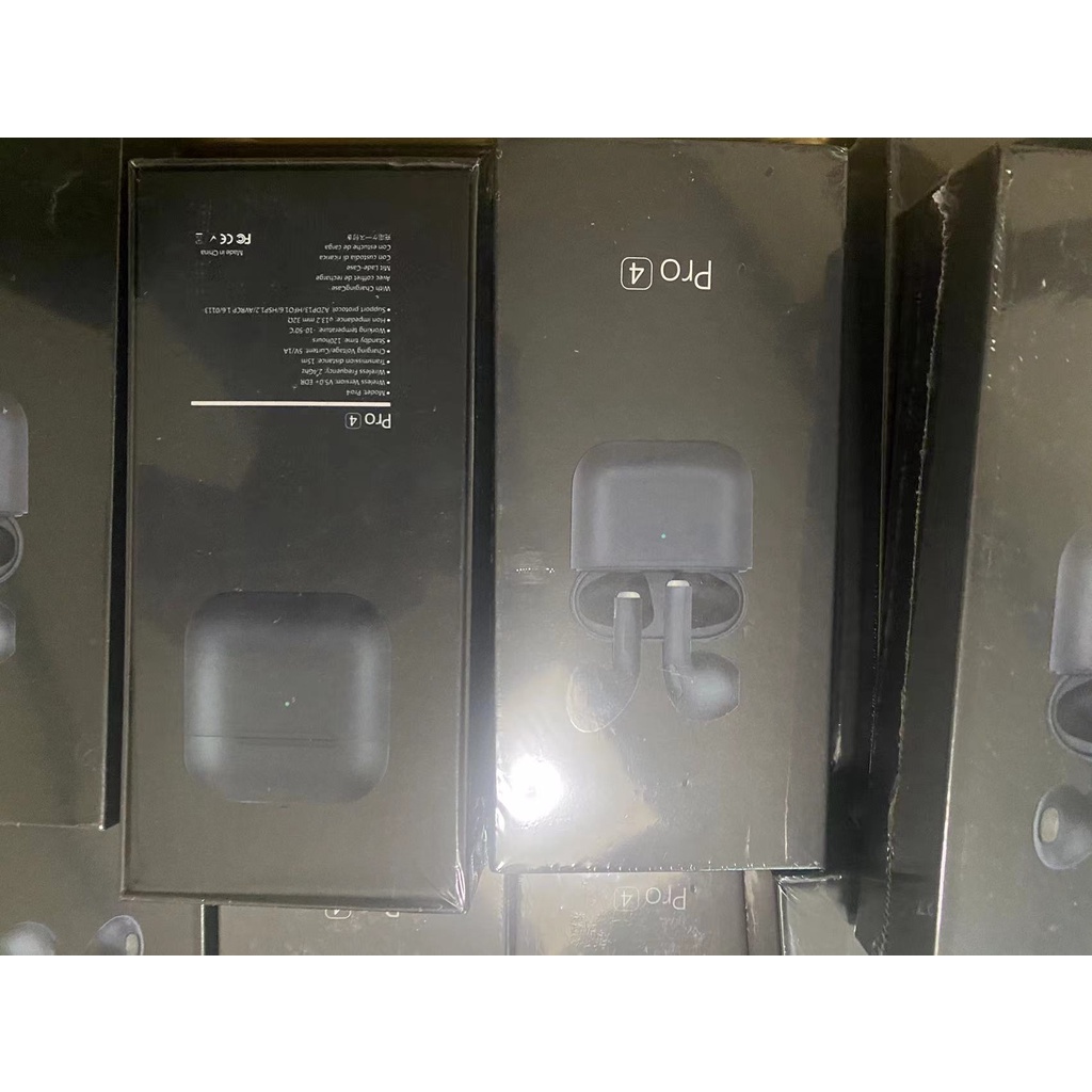 TWS 100% original Mini Pro 4 Bluetooth Earphone TWS Wireless Headphones ...