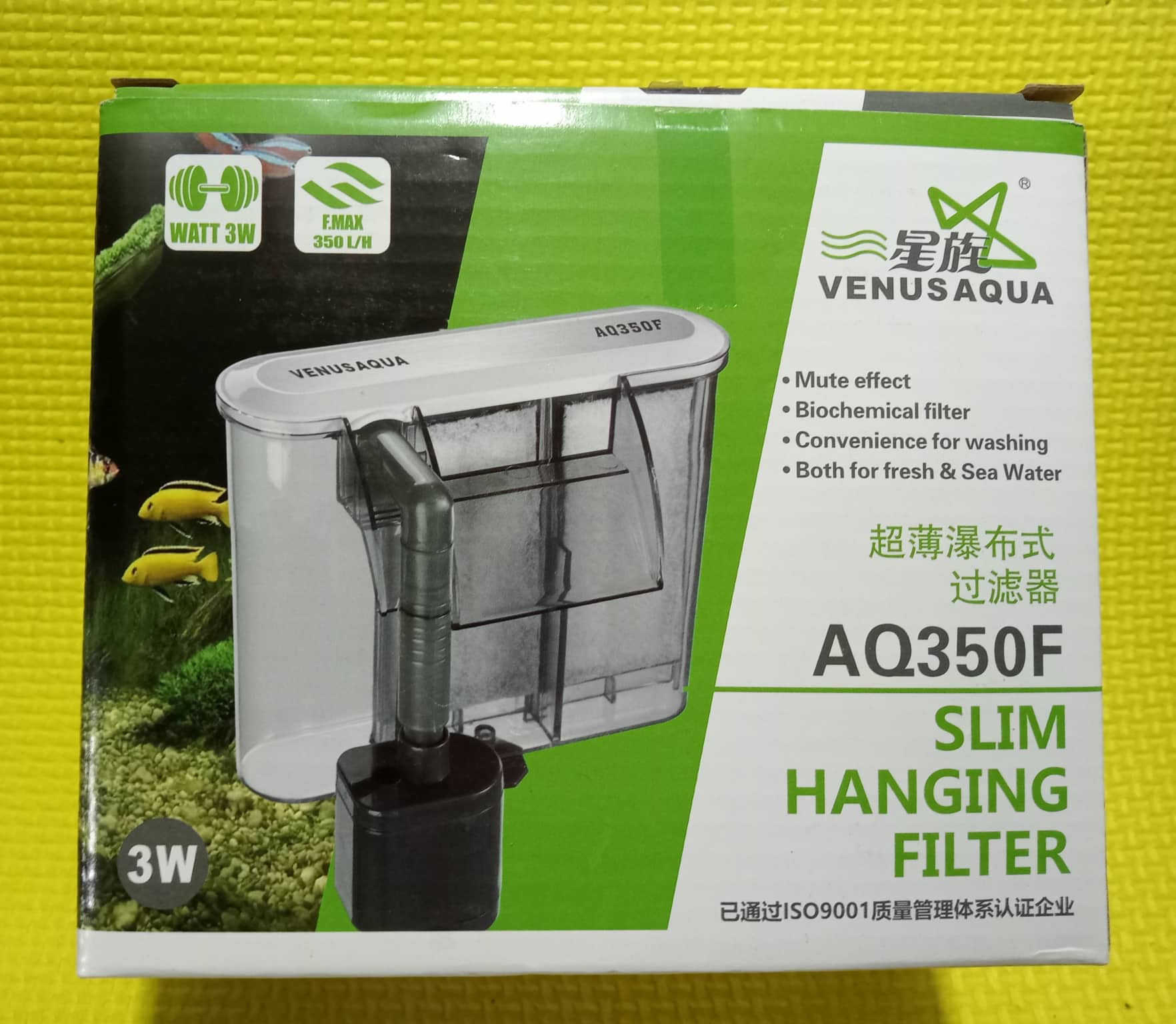 Slim Hanging Filter VENUS AQUA (AQ350F) / (AQ380F) Submersible Pump ...