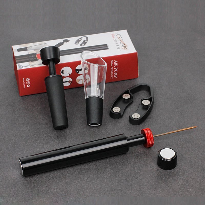 GiiMall Needle Type Air Pressure Corkscrew Portable 4 Piece Set | Lazada PH