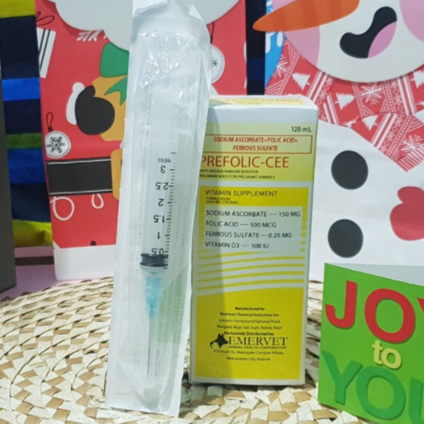 PREFOLIC-CEE (Sodium Ascorbate + Folic Acid + Ferrous Sulfate) 120ml ...