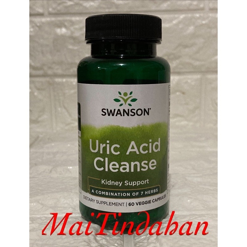 Swanson Uric Acid Cleanse Kidney Support 60 Veggie Capsules | Lazada PH