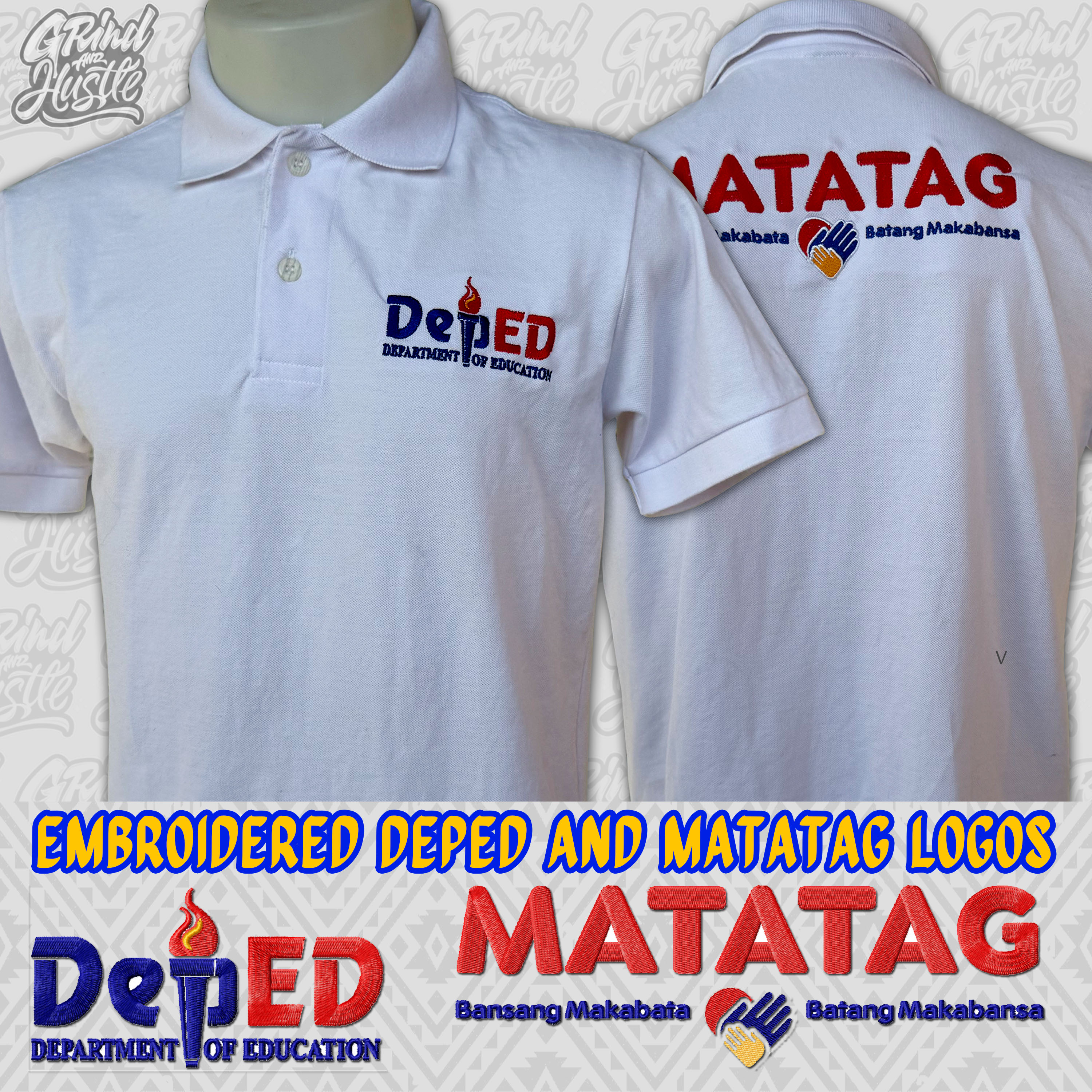 Matatag Deped Embroidered Poloshirt - Alternative Uniform for teaching ...