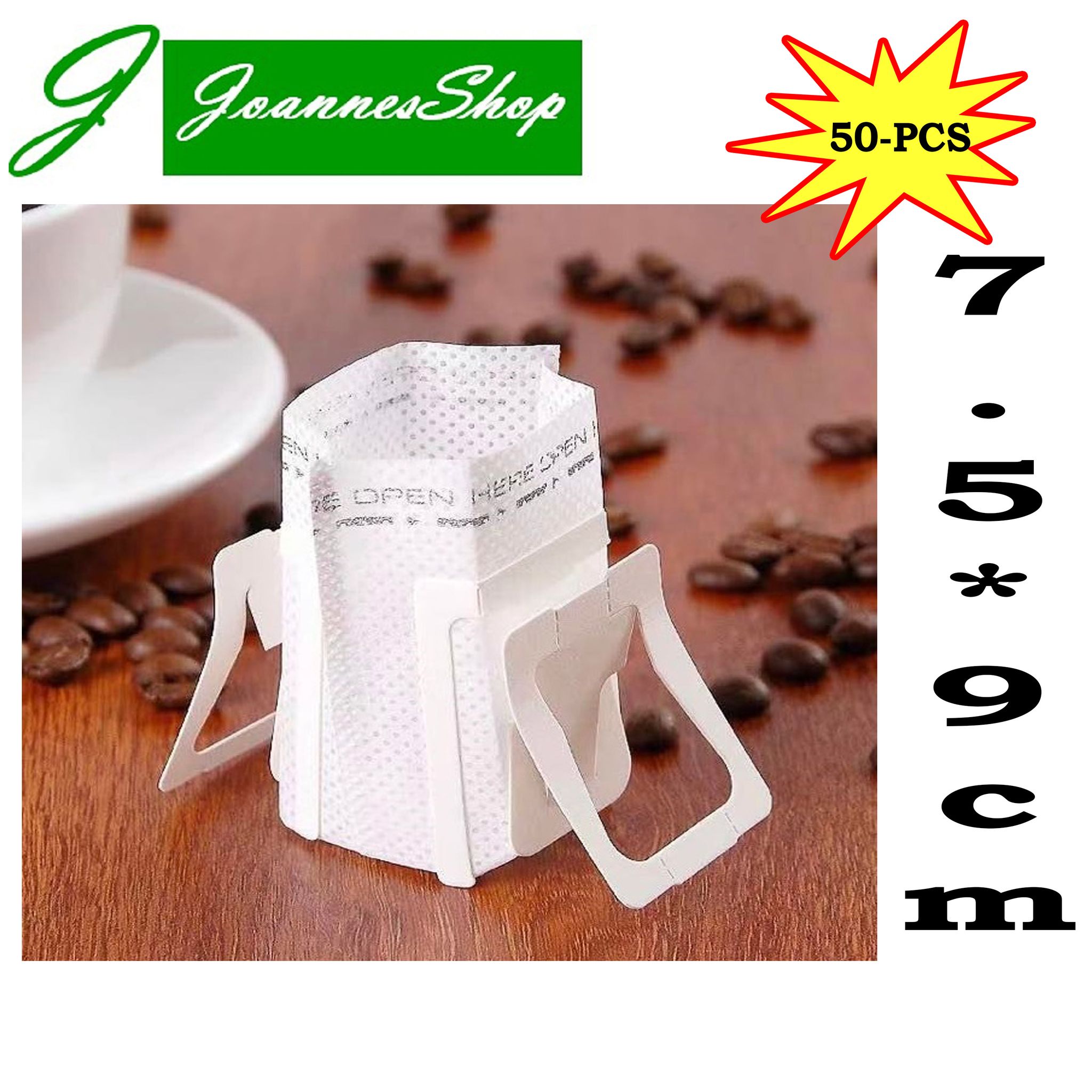 50 PCS EMPTY COFFEE DRIP BAG PKG | Lazada PH
