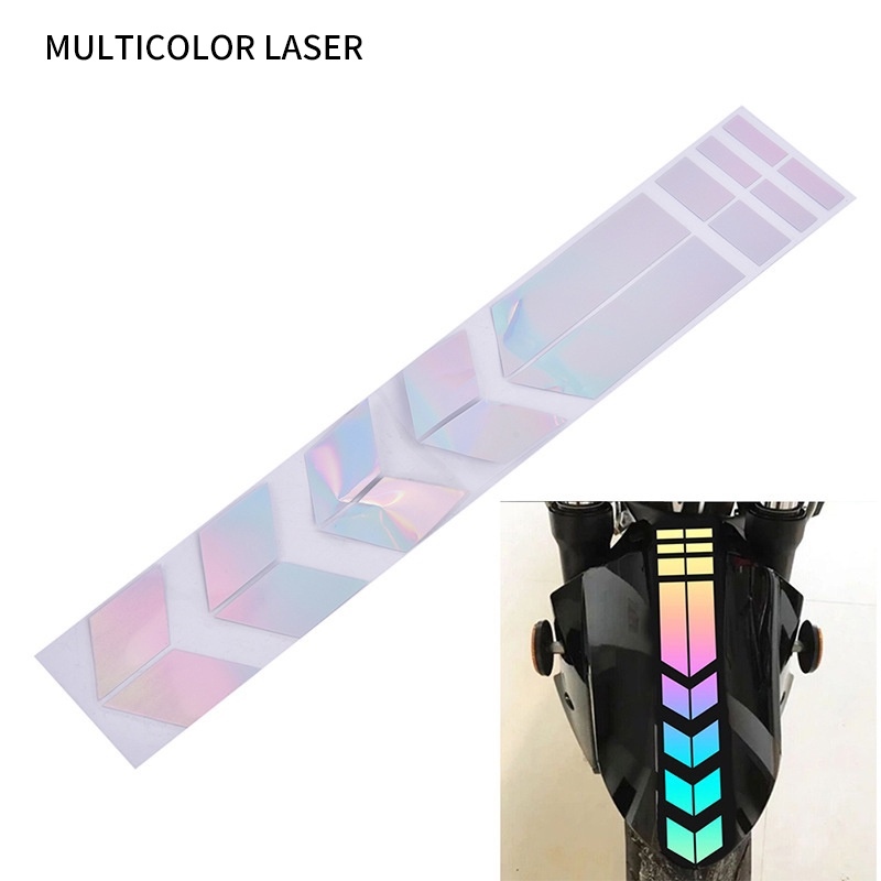 MUD FLAPS Motorcycle Mudguard Car Stickers Reflective Tape Safety ...