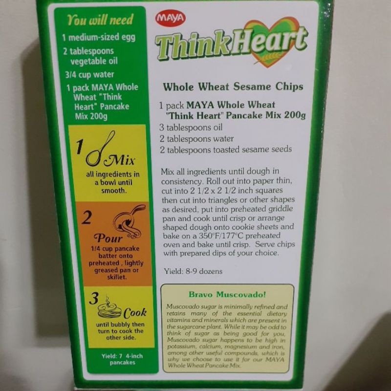 Maya Whole Wheat Pancake/carrot cake Mix 200g | Lazada PH