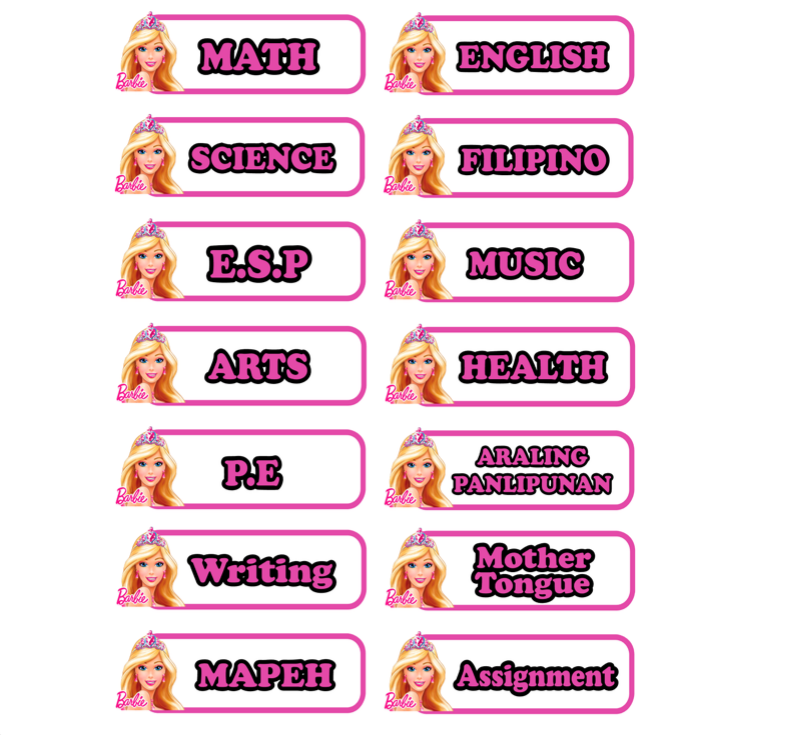 14PCS NOTEBOOK STICKER SUBJECT HELLO KITTY ROBLOX MINECRAFT CARS ...