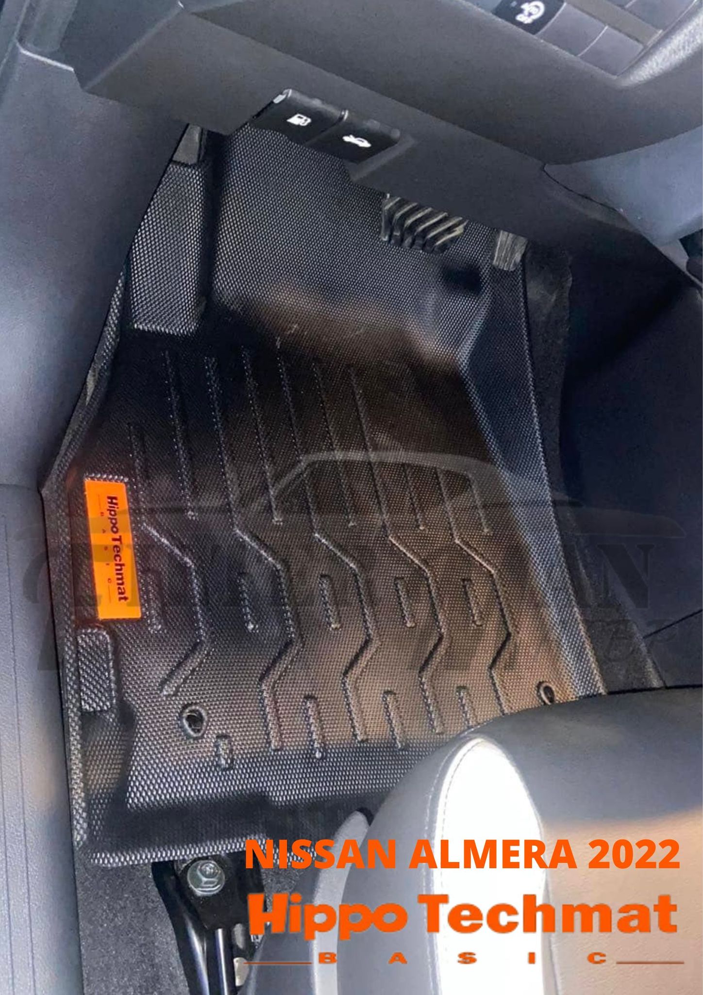 NISSAN ALMERA 2022-2024 Hippo Techmat Basic Deep Dish Mats (2 ROWS ONLY ...