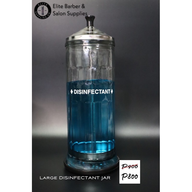 Disinfecting Jar Sanitizing Jar Barber Elite Salon Supplies tools ...