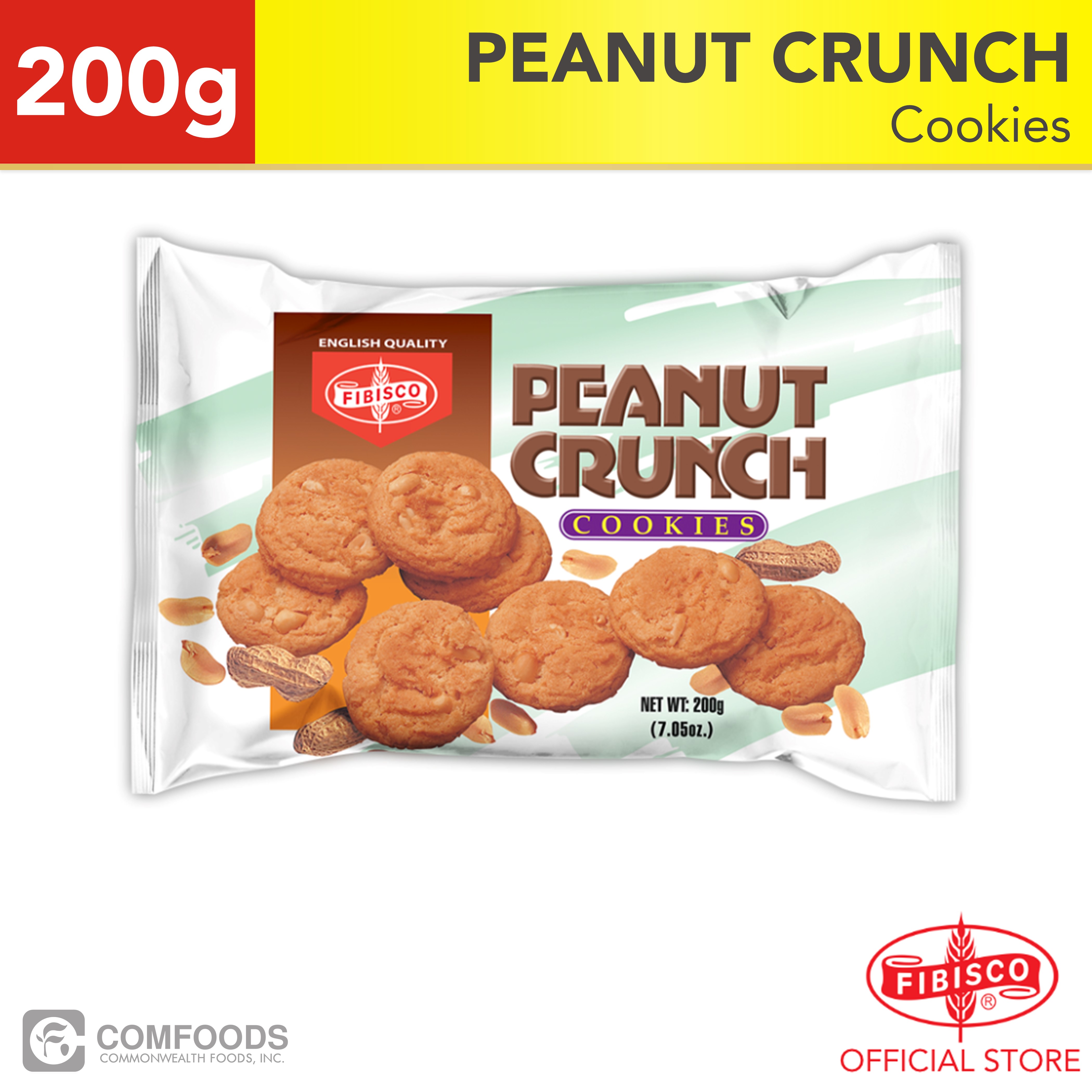 FIBISCO Peanut Crunch Cookies 200g | Lazada PH