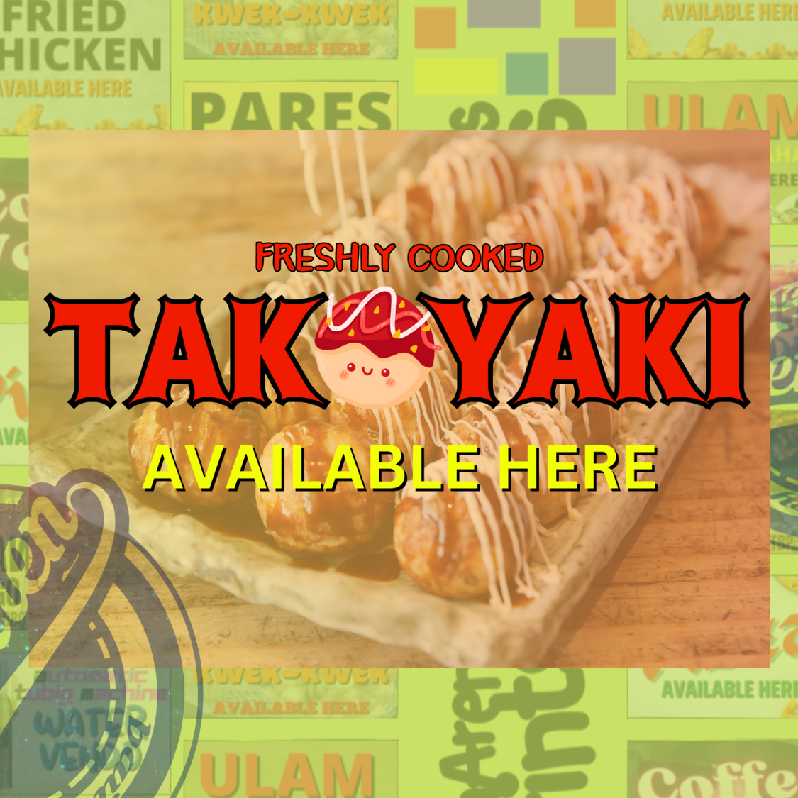 Ulam Siomai Pizza Goto Fishball Chicken for sale Laminated, Waterproof ...