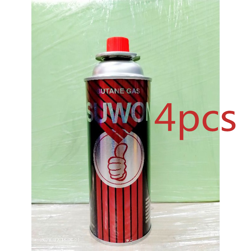 4pcs SUWON Safe Butane Gas for Gas stove 220g Korea Gas Tank Explosion ...